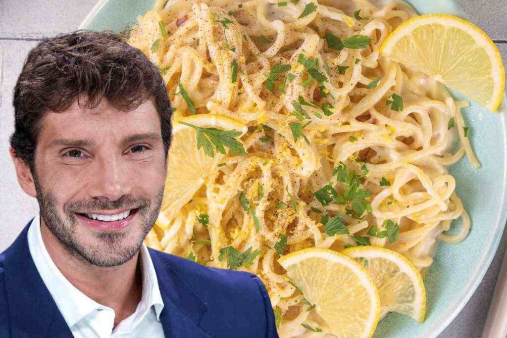Gli spaghetti al limone o li fai con la ricetta di Stefano De Martino ...